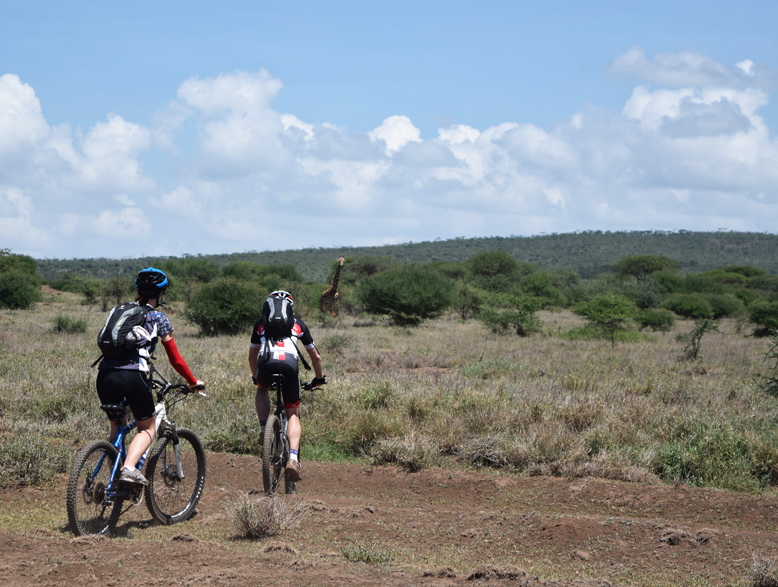 Radfahren mit Blick auf den Kilimandscharo - Velophil